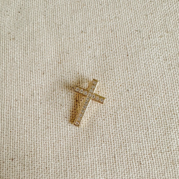 Accessories | 18k Gold Filled Cross Pendant | Poshmark